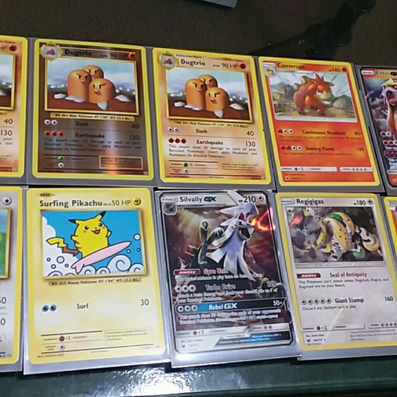 Pokemon TCG | Other | 5 Rare And Ultra Rare Pokemon Card Lot | Poshmark